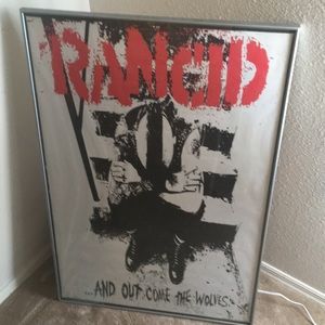 rancid | Wall Decor | Rare Rancid Band Show Marquee Poster Vintage ...